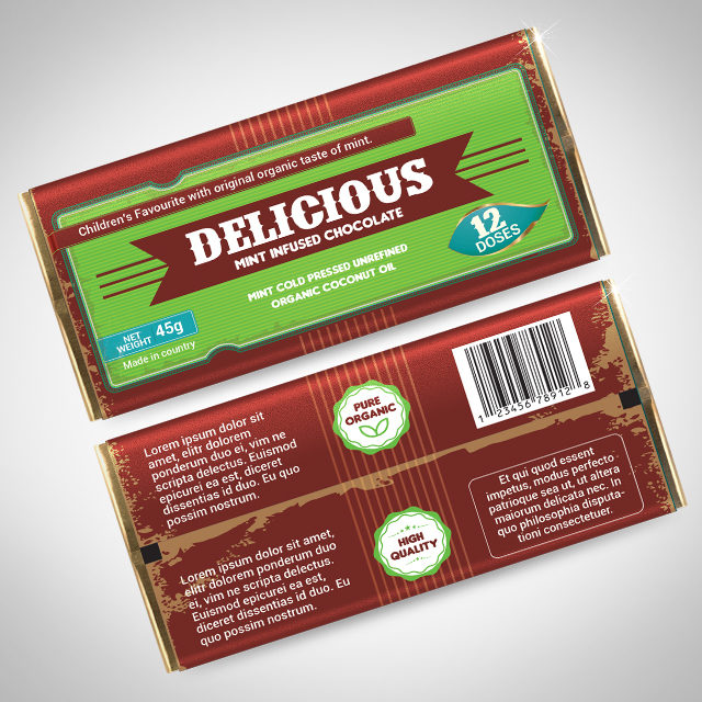 Chocolate Wrapper Design Graphicgrow