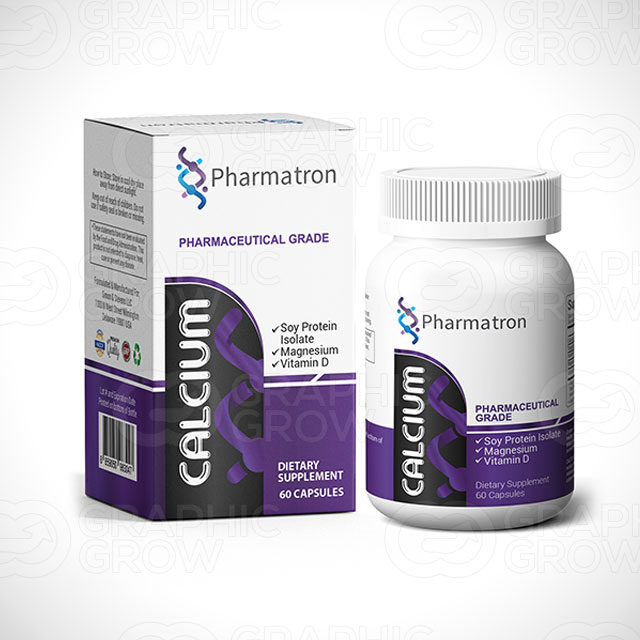 Calcium collagen label design | Graphicgrow